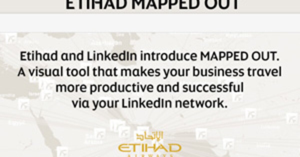 Etihad launches LinkedIn online mapping tool | Travolution