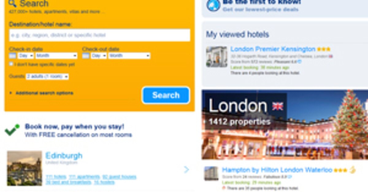 Booking.com recognises high review scores... | Travolution