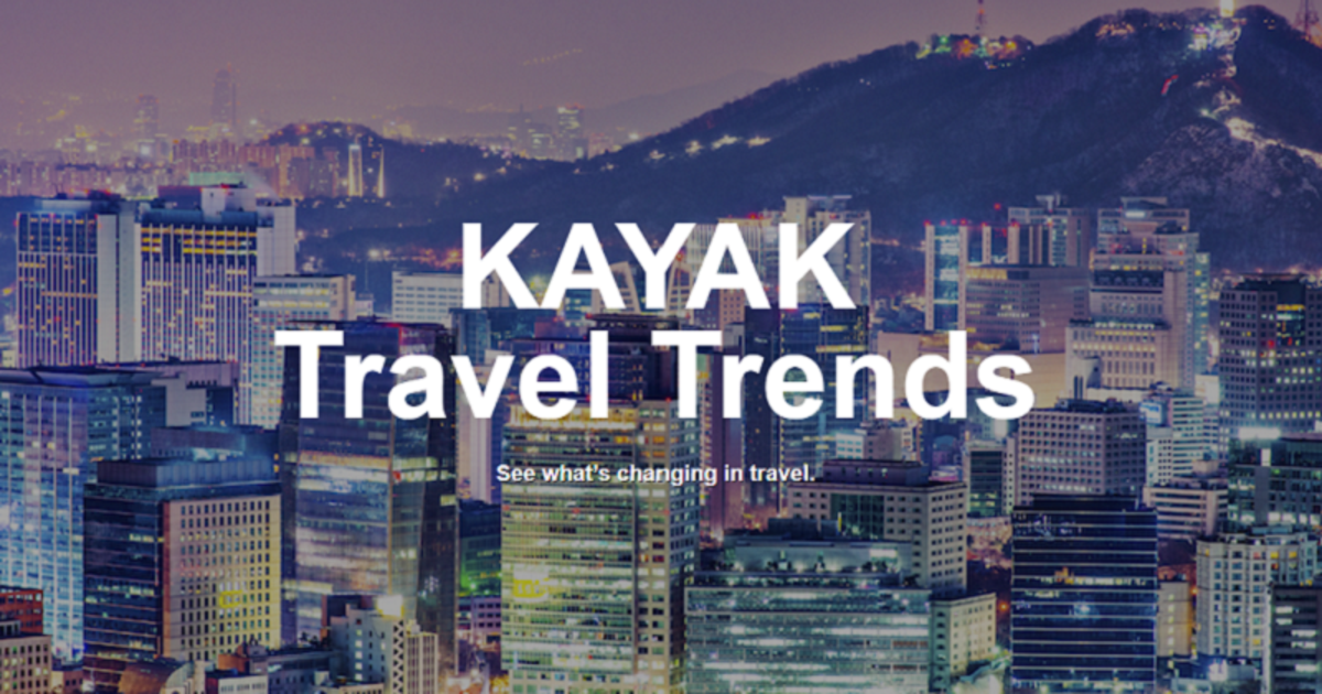 Kayak launches Travel Trends tool based on... | Travolution