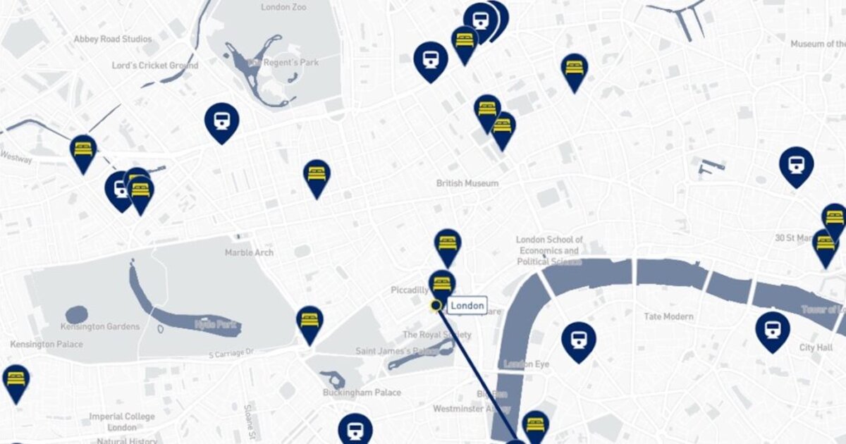 Railbookers Group releases interactive map... | Travolution