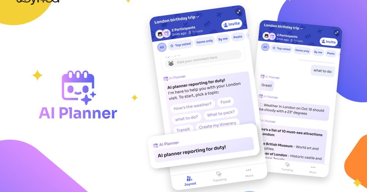 Joyned unveils its AI Planner as latest... | Travolution